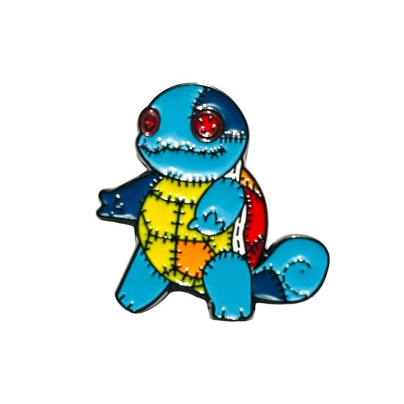 Pokemon | Accessories | Pokemon Squirtle Patch Fan Made Enamel Pin Lapel Pin | Poshmark